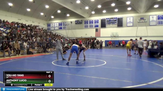 132 lbs Champ. Round 2 - You-Ho Yang, UC vs Anthony Lucio, OCRTC