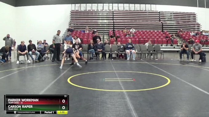 90 lbs Round 2 (8 Team) - Carson Raper, Team 922 vs Parker Workman ...