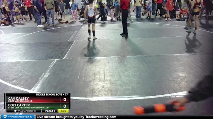 77 lbs Quarterfinal - Colt Carter, Steel City Reloaded Wrestling Club ...