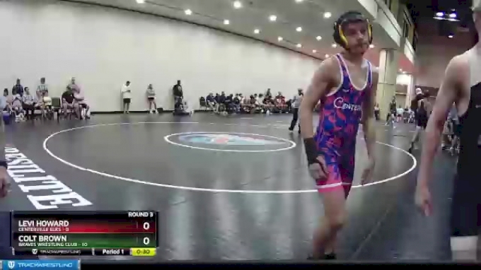 120 lbs Round 3 (10 Team) - Connor Haig, Centerville Elks vs Elijah ...