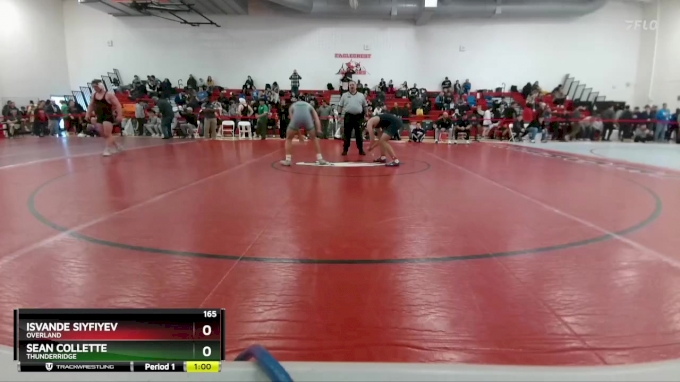 165 lbs Cons. Round 3 - Isvande Siyfiyev, Overland vs Sean Collette ...