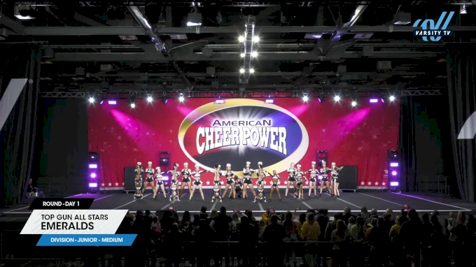 Top Gun All Stars - Emeralds [2024 L1 Junior - Medium Day 1] 2024 Cheer ...