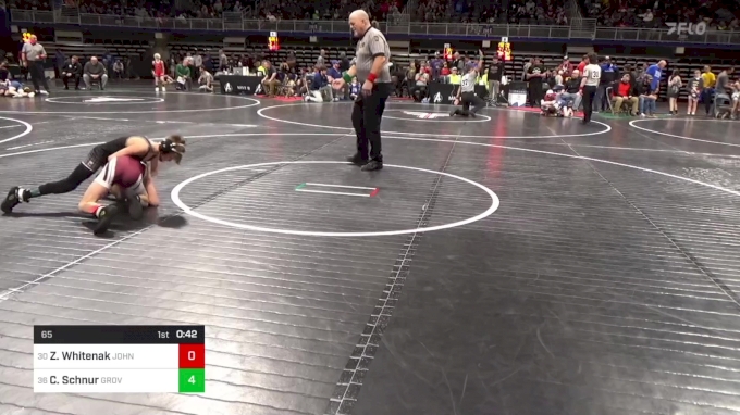 65 lbs Rd 1 - Consi Of 32 #2 - Zeke Whitenak, Johnsonburg vs ...