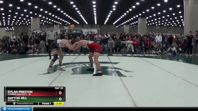 165 lbs Semis (4 Team) - Dylan Preston, Cumberlands (Ky.) vs Dayton ...