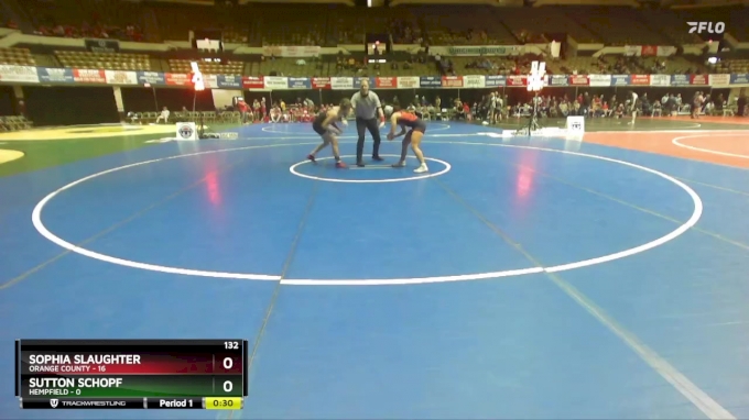132 lbs Champ Round 1 (16 Team) - Sutton Schopf, Hempfield vs Sophia ...