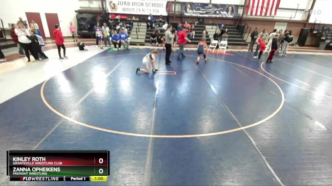 110+ Cons. Semi - Kinley Roth, Grantsville Wrestling Club vs Zanna ...