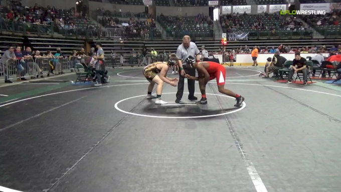 175 lbs Semifinal - Malachi Mercer, Yale Street vs Dennis Virelli ...