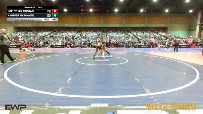 135 lbs Consi Of 32 #2 - Joe Ethan Tristan, Victory vs Conner McDowell ...