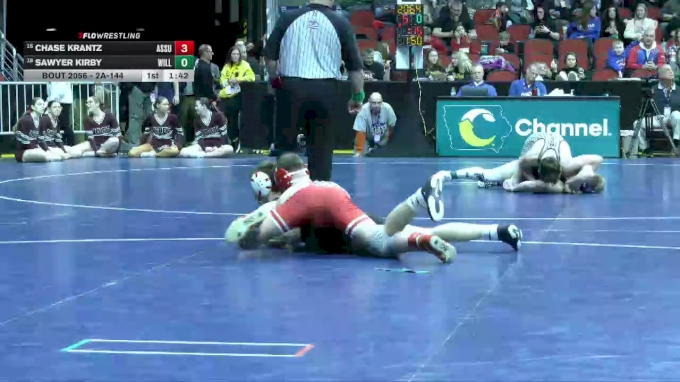2A-144 lbs Champ. Round 1 - Chase Krantz, Assumption, Davenport vs ...