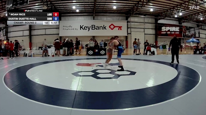 67 kg Champ. Round 2 - Noah Rice, Lancaster Alliance Wrestling Club ...