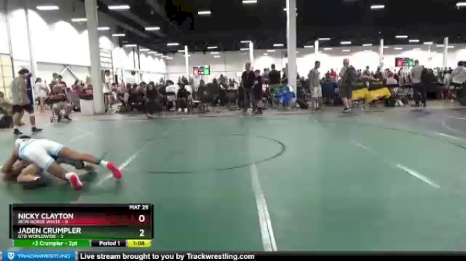 120 lbs Round 5 (8 Team) - Jaden Crumpler, GTB Worldwide vs Nicky ...