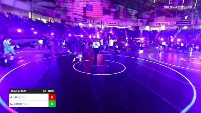 54 lbs Consi Of 8 #1 - Jaxson Long, Full Throttle Wrestling vs Connor ...