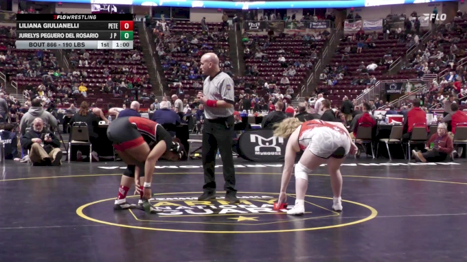 190 lbs 3rd Place - Liliana Giulianelli, Peters Township-G vs Jurelys ...