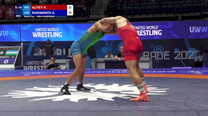 65 kg 1/4 Final - Haji Aliyev, Azerbaijan vs Abbos Rakhmonov, Uzbekistan