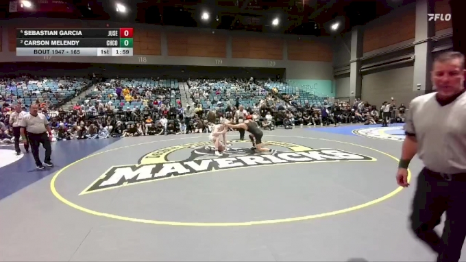 165 lbs 1st Place Match - Sebastian Garcia, Junipero Serra vs Carson ...