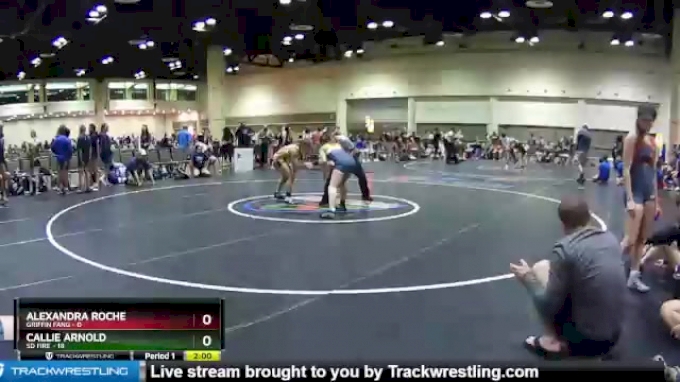 120 lbs Round 5 (10 Team) - Alexandra Roche, Griffin Fang vs Callie ...