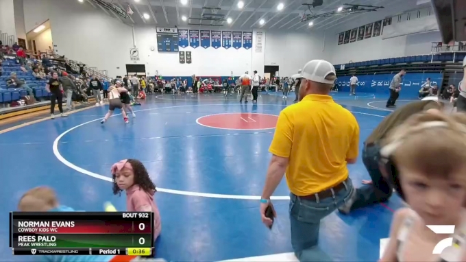 108 lbs Round 5 - Rees Palo, Peak Wrestling vs Norman Evans, Cowboy Kids WC