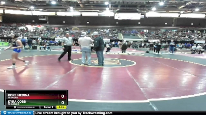 114 lbs Champ. Round 1 - Kyra Cobb, Timberline vs Kore Medina, Redmond