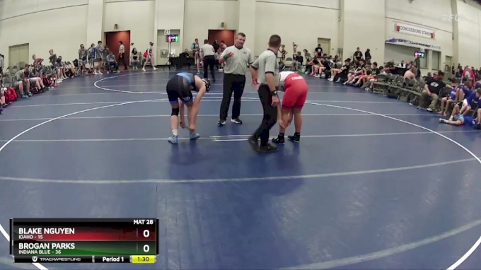 175 lbs Round 4 (6 Team) - Blake Nguyen, Idaho vs Brogan Parks, Indiana ...