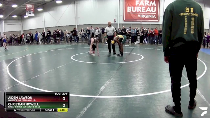 106 lbs Champ. Round 1 - Aiden Lawson, Warrior Wrestling Club vs ...