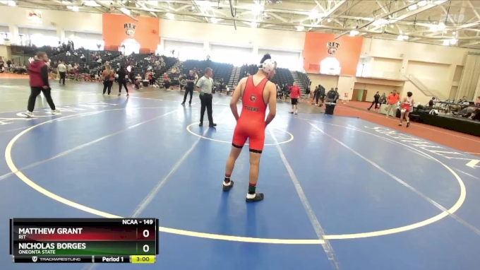 149 lbs Champ. Round 2 - Nicholas Borges, Oneonta State vs Matthew ...