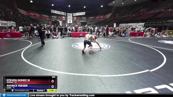 165 lbs Cross Bracket (8 Team) - Steven Gomez Iii, SDIKWA vs Patrick ...