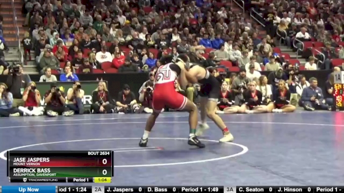 2A-126 lbs 1st Place Match - Jase Jaspers, Mount Vernon vs Derrick Bass ...