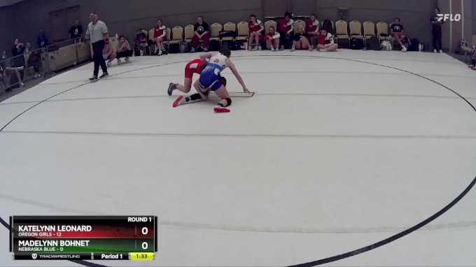 113 lbs Round 1 (8 Team) - Madelynn Bohnet, Nebraska Blue vs Katelynn ...