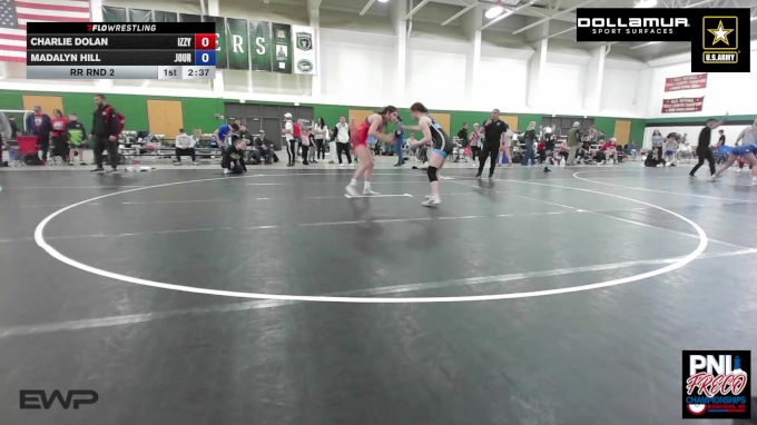 120 kg Rr Rnd 2 - Charlie Dolan, Izzy Style Wrestling vs Madalyn Hill ...