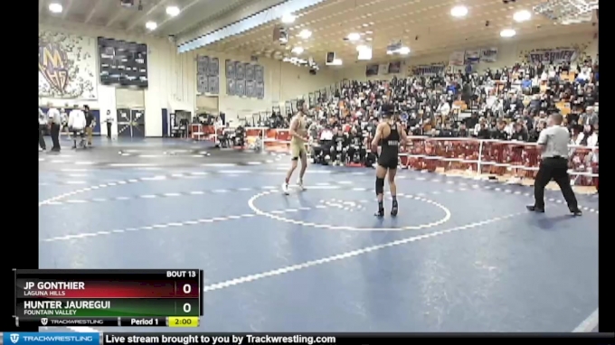 106 lbs Champ. Round 1 - Hunter Jauregui, Fountain Valley vs JP Gonthier, Laguna Hills