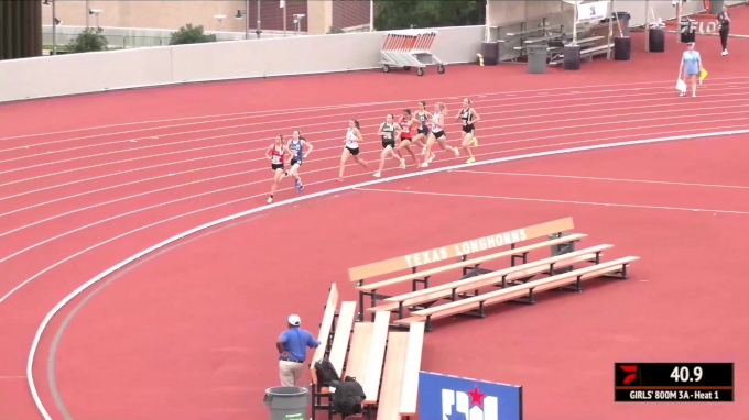High School Girls' 800m 3A, Finals 1