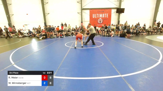 51 kg 3rd Place - Ryan Meier, Doughboy vs Max Wirnsberger, M2 Training ...