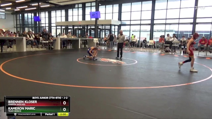 J-2 lbs Cons. Semi - Brennen Kloser, Marion Wolves vs Kameron Maric ...