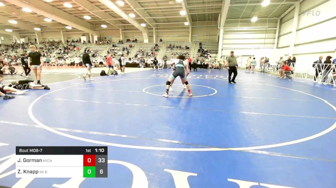 160 lbs Rr Rnd 1 - Justin Gorman, Michigan Grapplers Blue vs Zach Knapp ...