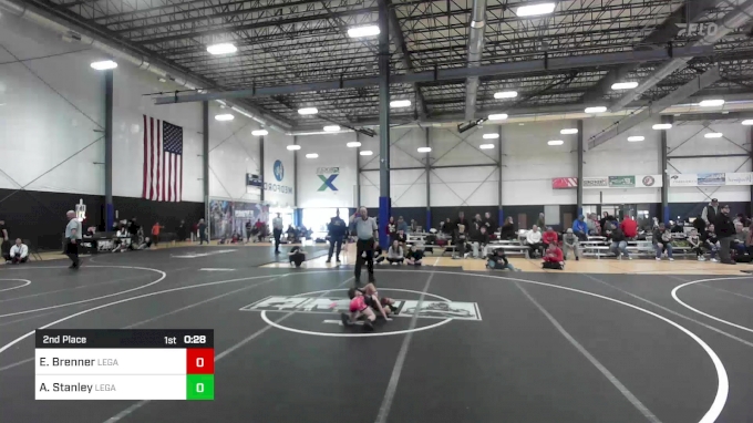 37 lbs 2nd Place - Easton Brenner, Legacy Elite vs Amelia Stanley ...