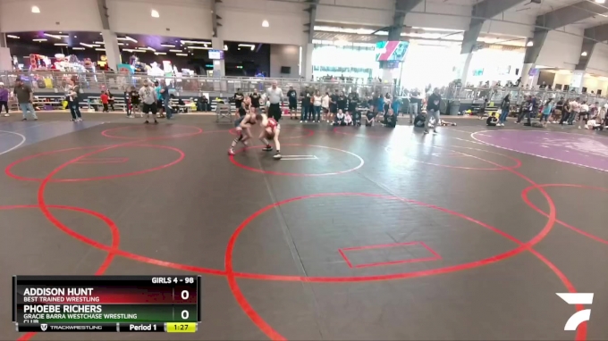 98 lbs Semifinal - Addison Hunt, Best Trained Wrestling vs Phoebe ...