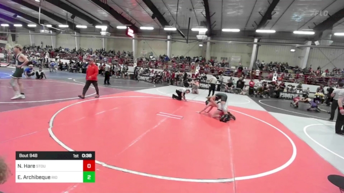 109 lbs Consi Of 8 #2 - Nathan Hare, Stout Wrestling Academy vs Eli ...