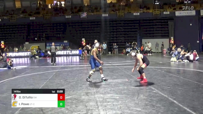 141 lbs Round Of 16 - Dominic DiTullio, Gardner-Webb vs Isaiah Powe ...