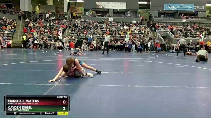 95 lbs Champ. Round 2 - Marshall Waters, Greater Heights Wrestling vs ...
