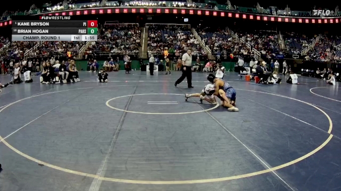 3A 120 lbs Champ. Round 1 - Kane Bryson, Pisgah High School vs Brian ...