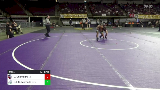 125 lbs Consi Of 16 #1 - Christopher Chambers, Liberty vs Joshua ...