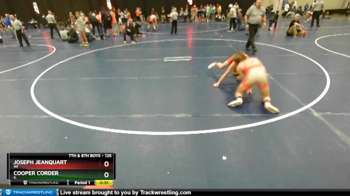 125 lbs Cons. Round 3 - Joseph Jeanquart, WI vs Cooper Corder, IL