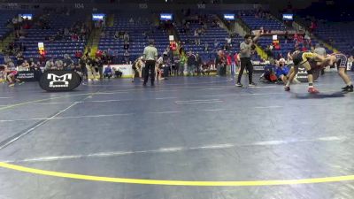 115 lbs Quarterfinal - Deklan Barr, Altoona vs Thomas Bencho, West ...