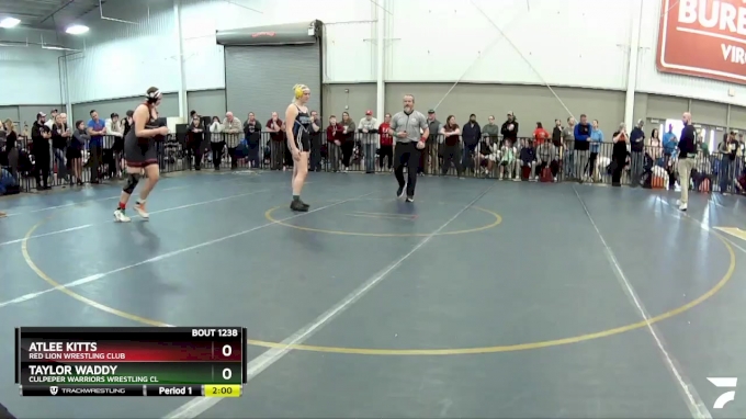 Round 2 - Atlee Kitts, Red Lion Wrestling Club vs Taylor Waddy ...