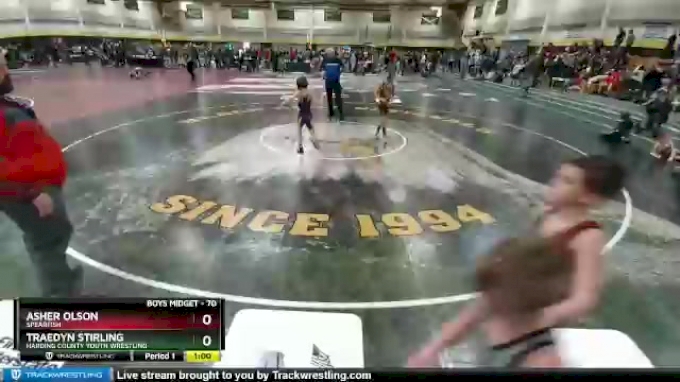70 lbs Cons. Round 3 - Traedyn Stirling, Harding County Youth Wrestling ...