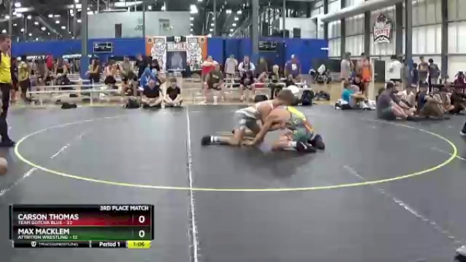 167 lbs Finals (8 Team) - Carson Thomas, Team Gotcha Blue vs Max ...