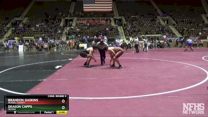 285 lbs Cons. Round 3 - Deason Capps, Helena vs Brandon Gaskins ...