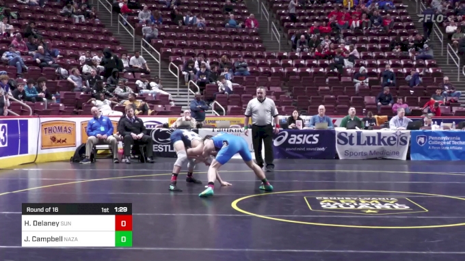 139 lbs Round Of 16 - Hunter Delaney, Sun Valley vs Jack Campbell, Nazareth