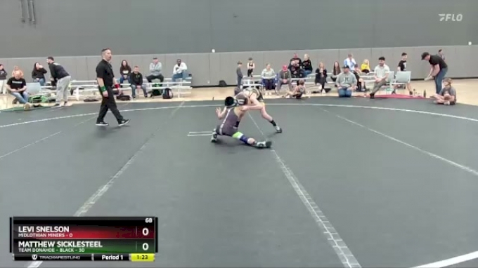 68 lbs Semis & 1st Wrestleback (8 Team) - Levi Snelson, Midlothian ...