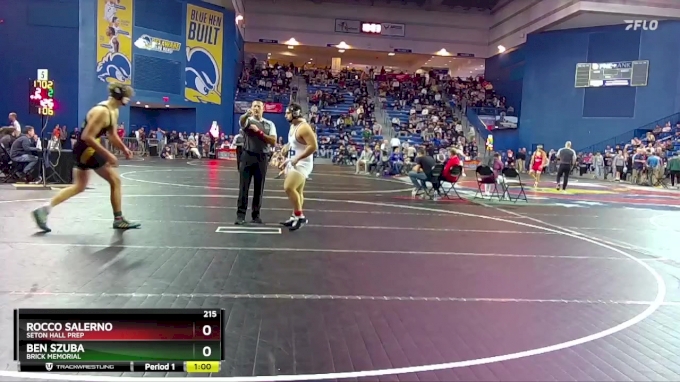 215 lbs Cons. Round 4 - Rocco Salerno, Seton Hall Prep vs Ben Szuba ...